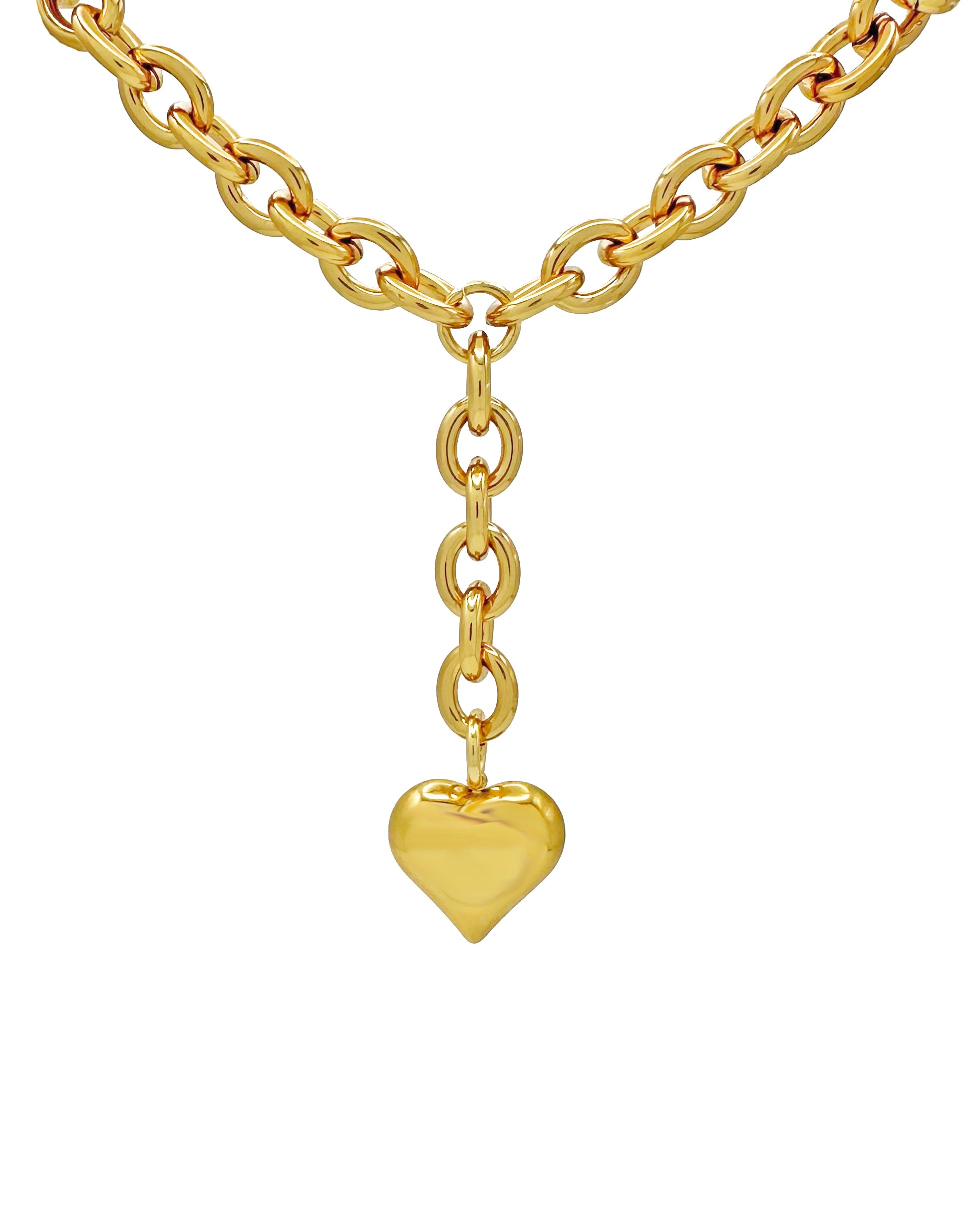 HEART LARIAT NECKLACE
